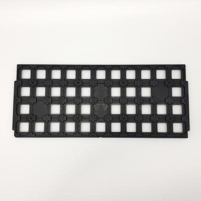 China Custom Black High Temperature JEDEC Trays For IC Packaging In PPE Raw Material for sale