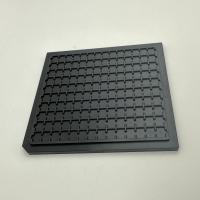 China Anti-Static IC Chip Tray 101.6mm Waffle Pack for Ultrasonic Cleaning 140 Cavities for sale