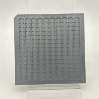 China Durable Chamfer IC Chip Tray Anti-Static And High-Density Waffle Pack Used In Semiconductor Industry for sale