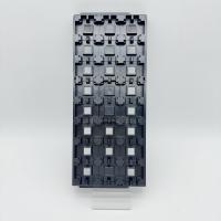 China Black Custom JEDEC Matrix Tray 322.6x135.9x25.3mm Semiconductor Packaging Tray 24 Cavities for sale