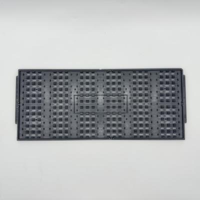 China Custom JEDEC IC Matrix Tray 322.6x135.9mm 66 Cavities ESD Protection for sale