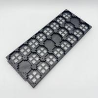 China Antistatic Custom JEDEC Tray 322.6x135.9mm for PCB Manufacturing Equipment for sale