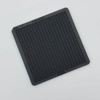 China Black Bare Die Tray 2-4 Inch with 0.3mm Warpage Tolerance for Chip Storage and Packaging - 494 Pocket Capacity for sale