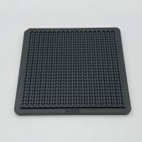 China Black Bare Die Tray 2-4 Inch with 0.3mm Warpage Tolerance for Chip Storage and Packaging - 494 Pocket Capacity for sale