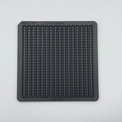 China Anti-Static ABS Injection Molding Bare Die Trays - 2/3/4 Inch Sizes with 416 Pocket Capacity for Microelectronic Components for sale
