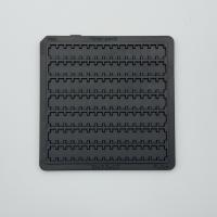 China 4 Inch Black Customizable Chip Tray with Stackable Die Holders 105 Pockets for sale