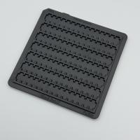 China 4 Inch Black Customizable Chip Tray with Stackable Die Holders 105 Pockets for sale