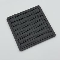 China 4 Inch Black Customizable Chip Tray with Stackable Die Holders 105 Pockets for sale