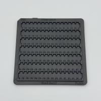 China 4 Inch Black Customizable Chip Tray with Stackable Die Holders 105 Pockets for sale