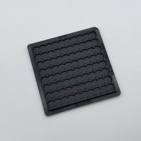 China ESD Protection 2 Inch Chip Tray 80 Cells ABS Waffle Pack for Microelectronics for sale