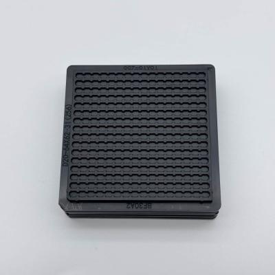 China Compact Grid Bare Die Tray 256 Pockets 1.65mm for Semiconductor Storage for sale