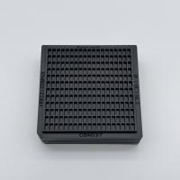 China ESD Safe ABS Bare Die Tray 2 Inch 4 Inch Waffle Pack with Lid and Clip for sale