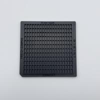China ESD Safe ABS Bare Die Tray 2 Inch 4 Inch Waffle Pack with Lid and Clip for sale
