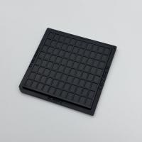 China Stackable Cleanroom-Safe Conductive Waffle Tray 2x2 Inch 88 Pocket for Chip Storage for sale