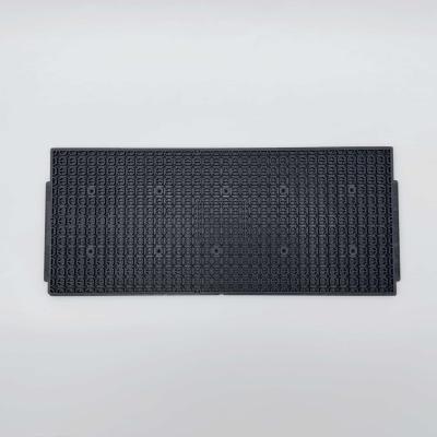 China Black ESD IC Chip Tray 322.6x135.9x7.62mm JEDEC Matrix Tray 490 Pockets Flatness 0.76mm for sale