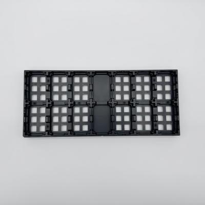 China Injection Moulded JEDEC IC Tray 322.6x135.9x24.4mm High Temperature Resistant ESD Safe for sale