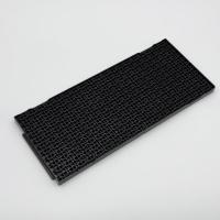 China Custom JEDEC Matrix Tray 315x135.9x12.19mm Black ESD MPPO 209 Pockets 9.9x6x1.57mm for sale
