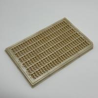 China PEI Natural Color Semiconductor Chip Loading Tray 156 PCS Matrix 280x180x14.8mm for sale