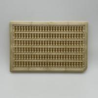 China PEI Natural Color Semiconductor Chip Loading Tray 156 PCS Matrix 280x180x14.8mm for sale