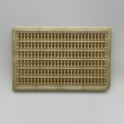 China PEI Natural Color Semiconductor Chip Loading Tray 156 PCS Matrix 280x180x14.8mm for sale