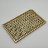China PEI Natural Color Semiconductor Chip Loading Tray 156 PCS Matrix 280x180x14.8mm for sale