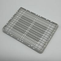 China Customized ABS Chip Tray 25.7x6.4x0.41mm Pocket JEDEC Semiconductor Loading Tray 280x210x15mm for sale