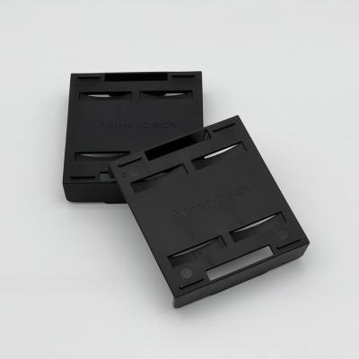 China 4 Inch ESD Black PP Waffle Pack Clip 5+1 for sale