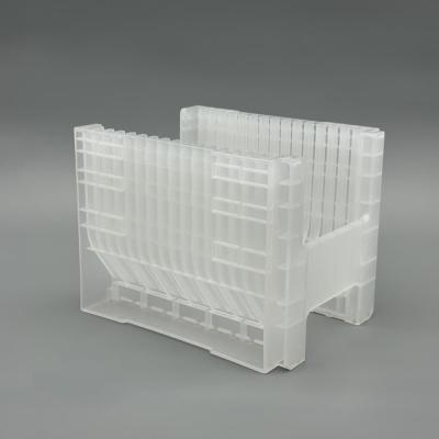 China Transparent PP Wafer Shipping Cassette 16PCS for Semiconductor Wafer Transport for sale