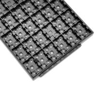 China JEDEC Carrier Tray 322.6x135.9x12.19mm High Capacity 60 Cavities for Semiconductor IC Packaging for sale