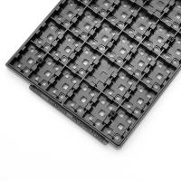 China JEDEC Carrier Tray 322.6x135.9x12.19mm High Capacity 60 Cavities for Semiconductor IC Packaging for sale