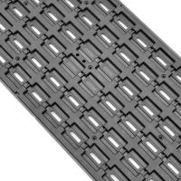 China Black PPE JEDEC Tray 322.6x135.9x12.19mm Antistatic Moisture-Proof for IC Storage 160 Cavities for sale