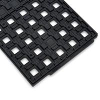 China JEDEC IC Trays 65PCS Surface Resistance 1.0x10e4-1.0x10e11Ω Flatness 0.76mm for sale