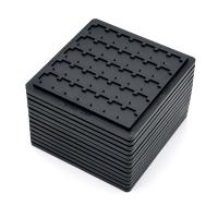 China Black Bare Die Tray 6.71x3.90x0.66mm Custom Size for Semiconductor Handling for sale