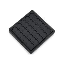 China Black Bare Die Tray 6.71x3.90x0.66mm Custom Size for Semiconductor Handling for sale