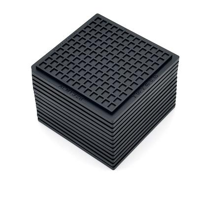 China Reusable IC Chip Tray PC Material 3.00x2.40x0.65mm Cavity for IC Storage for sale