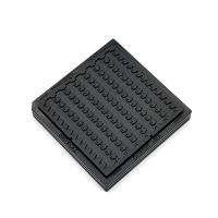 China 50.8x50.8x4.0mm Antistatic Bare Die Tray for IC Storage with 4.65x1.11x0.79mm Cavity for sale