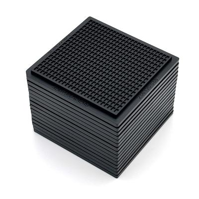 China Custom 17x26 Bare Die Tray 442 Cavities with Lid and Clip for Transport for sale