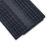 China JEDEC Chip Carrier Tray 322.6x135.9mm 72 Cavities ESD Safe MPPO for IC Transport for sale