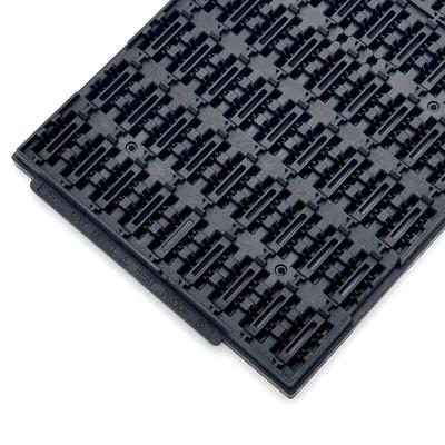 China Custom Pocket Design JEDEC Tray with ESD Protection and Reusable for IC Component Handling for sale