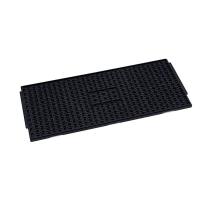 China Low-Profile JEDEC Tray 322.6x135.9mm 98-Cavity IC Carrier with 0.76mm Flatness for sale