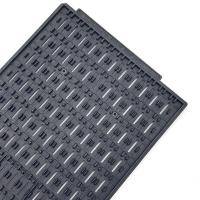 China Low-Profile JEDEC Tray 322.6x135.9mm 98-Cavity IC Carrier with 0.76mm Flatness for sale