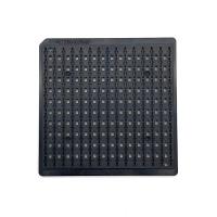 China High Temperature ESD Safe 4 Inch Waffle Pack Tray 165 Pockets Carbon Fiber Reinforced for sale