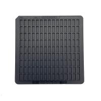 China Custom 4 Inch 135 PCS Antistatic Waffle Chip Tray for Irregular Geometry Components for sale