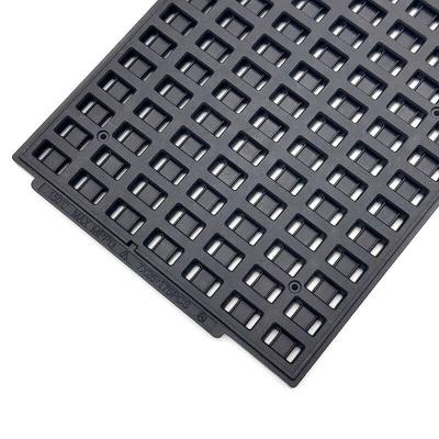 China Reusable JEDEC Matrix Tray 322.6x135.9x7.62mm for Semiconductor Devices for sale