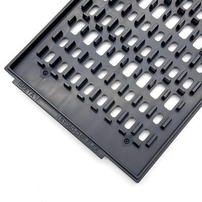 China JEDEC IC Tray 322.6x135.9mm 40-Pocket ESD-Safe Matrix Tray for Semiconductor Shipping for sale