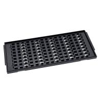 China JEDEC IC Tray 322.6x135.9mm 40-Pocket ESD-Safe Matrix Tray for Semiconductor Shipping for sale