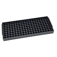 China JEDEC IC Tray 322.6x135.9mm Precision Pockets for QFN BGA QFP ESD Protection for sale