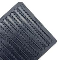 China ESD Safe 4 Inch Waffle Pack Tray 101.6mm for IC Handling Automated Lines for sale