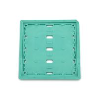 China 4-inch Anti-Static Reusable Waffle Pack Tray For IC And Semiconductor Handling for sale