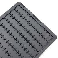 China High-Density 4-inch ESD Safe Waffle Pack Tray For IC And Semiconductor Handling for sale